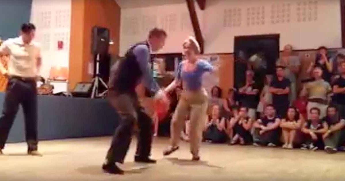 He Grabbed Her Hand To Dance But Now Watch The Man In The White Shirt On The Left