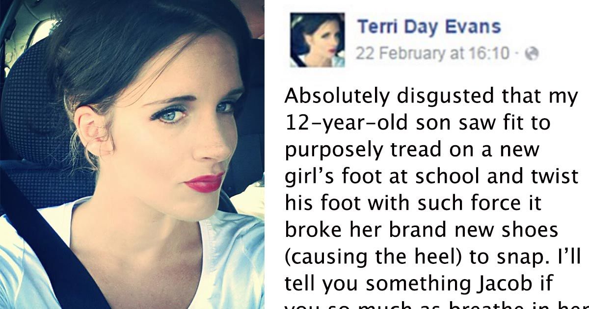 Her Son Bullied A Girl At School So Mom Posts This On Her Fb Wall