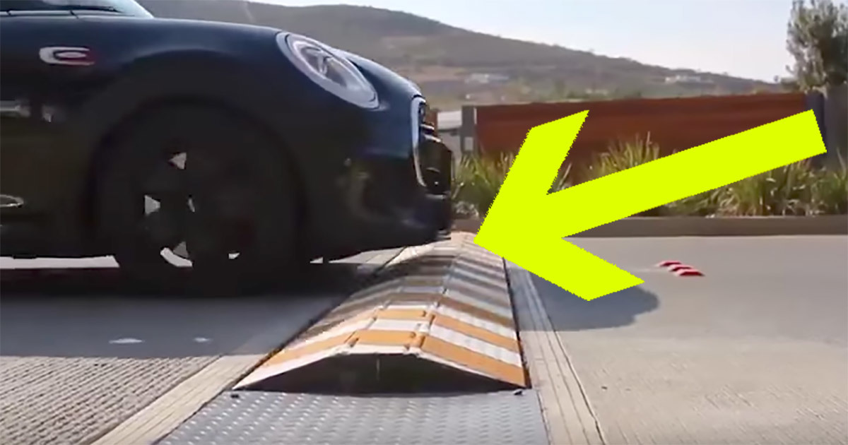 In Mexico, speeders are blocked by this bump – now look what happens ...