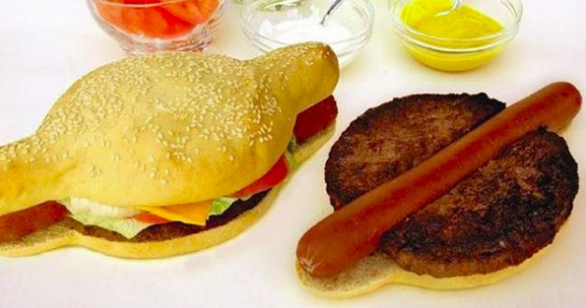 A man has created a burger hot dog cross and it’s absolutely amazing