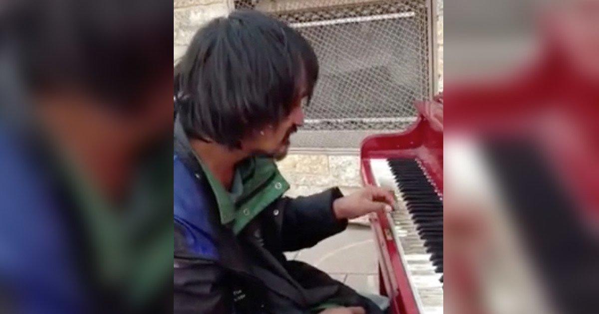 This Homeless Man Playing The Piano Is Going Viral. Watch And You’ll ...