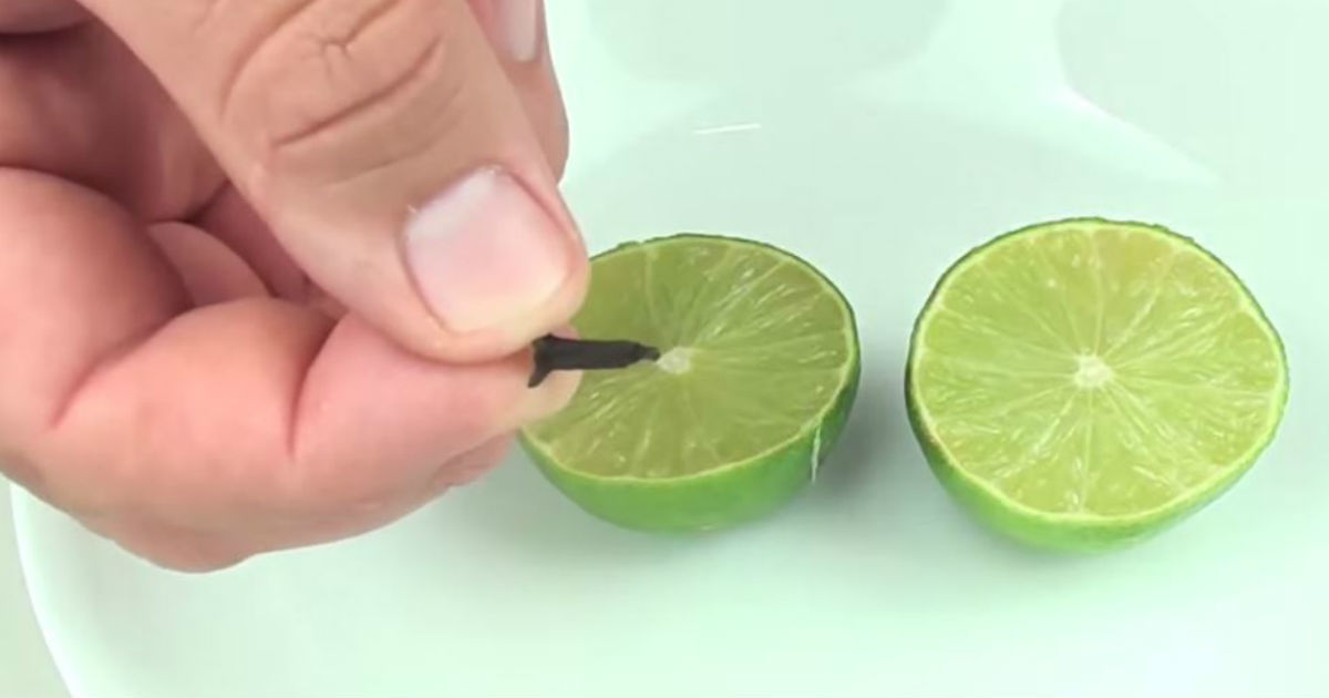 He Stick Some Spices In A Lime. The Reason Is Amazingly Clever!