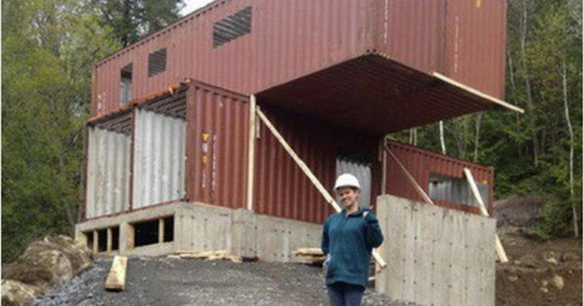 She created her dream house with four shipping containers - and I was ...