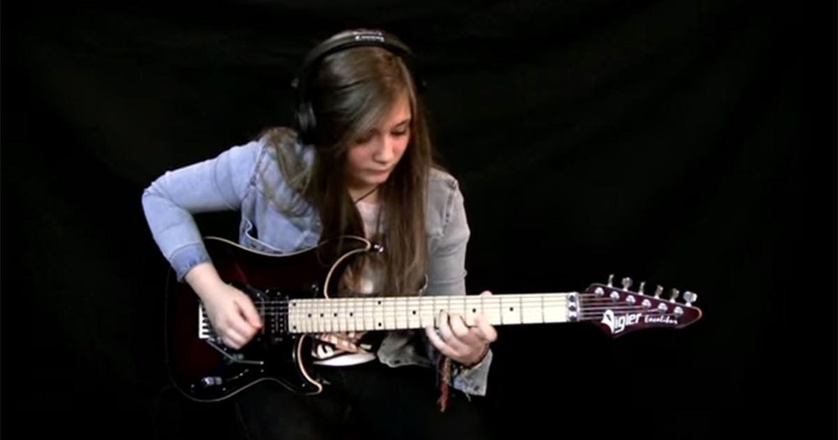 She’s 15, Plays The Guitar And Amazes Music Teachers All Over The World.