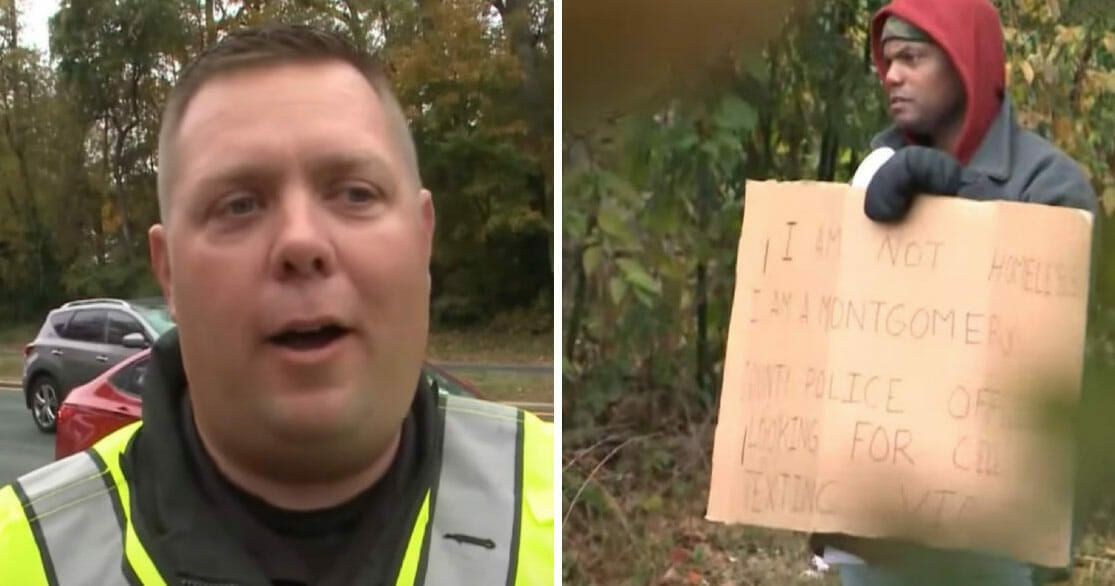 Homeless man's sign confuses everyone – no one knew it was a trap