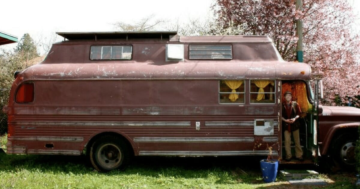 70-year-old man transforms beat-up bus into bohemian paradise