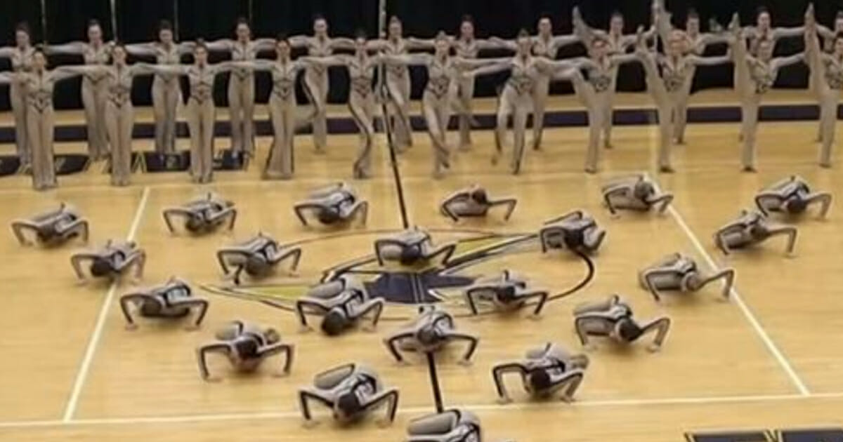 Texas high school dancers make people's hearts jump with routine