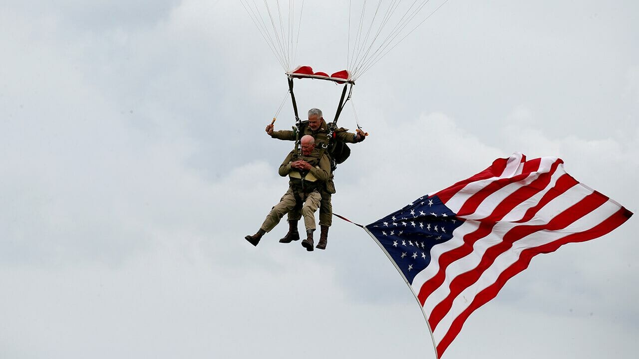 Army veteran, 97, parachutes into Normandy on 75th anniversary of D-Day