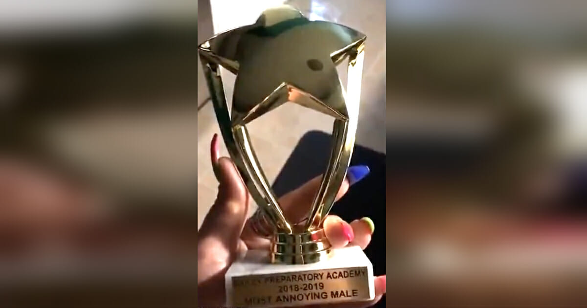 Teacher gives 11-year-old autistic child 'most-annoying' student trophy