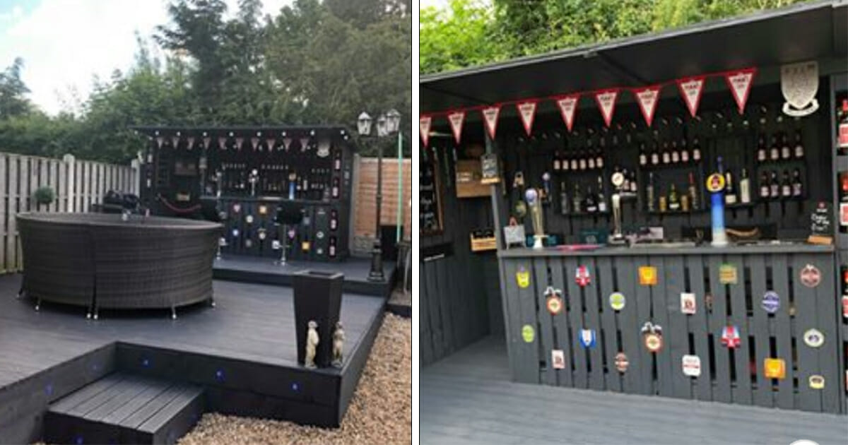 Absolute beero builds backyard bar for $112 – and it's amazing