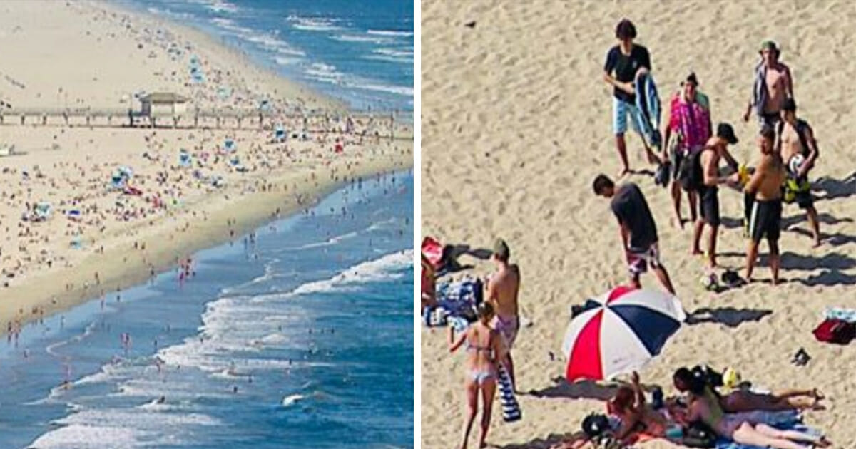 Tens of thousands of people hit California beaches during heatwave
