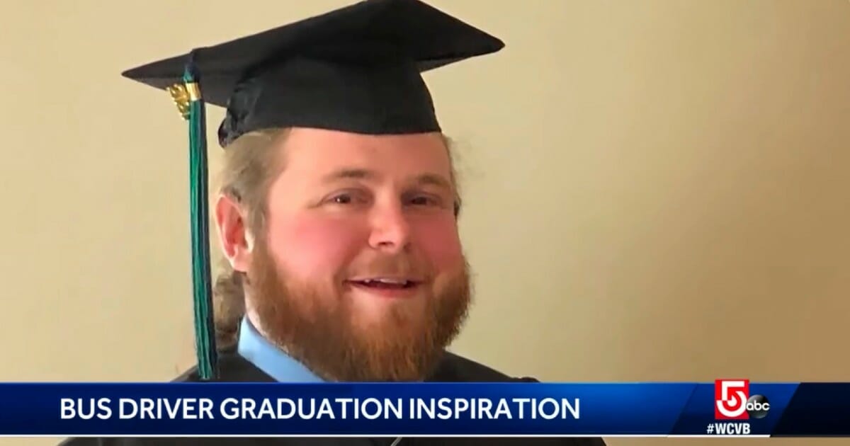 School bus driver inspired by students returns to school during ...