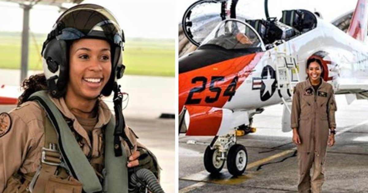 US Navy welcomes first black female tactical jet pilot after nearly 110 ...