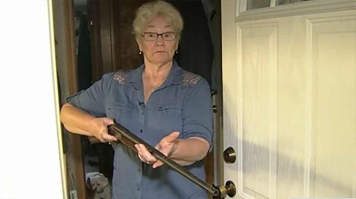 'I wasn't afraid' Grandma, 78, holds intruder at gunpoint until police ...