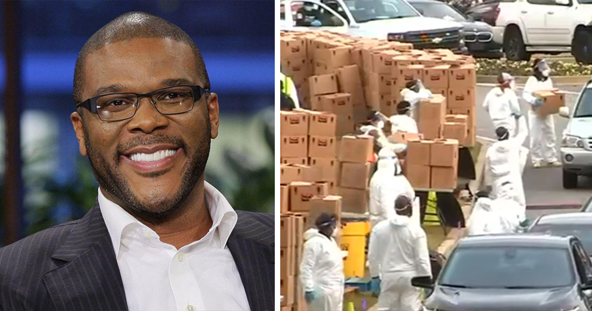 Tyler Perry gives Thanksgiving meals to 5,000 families in need