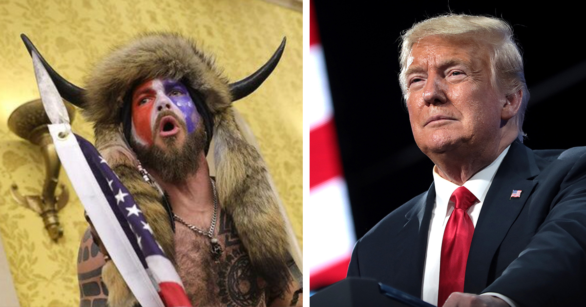 Horned Capitol rioter has "disowned" Trump, regrets being "duped" by him