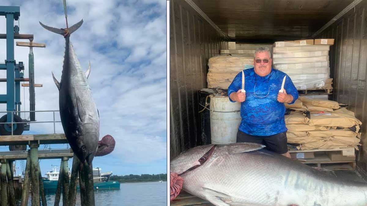 Fishermen donate massive 600-pound tuna to Maine soup kitchen