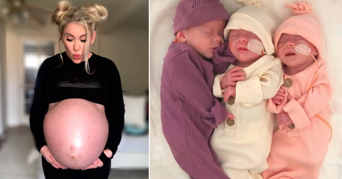 The Taming Triplets: Woman got pregnant while she was pregnant