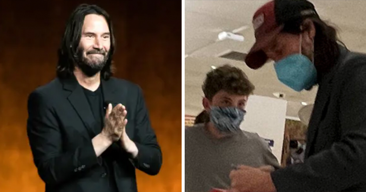 Boy grills Keanu Reeves with a 'series of rapid-fire questions' after ...