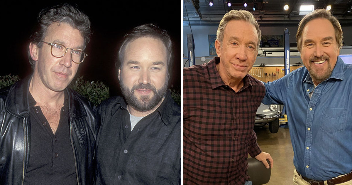 "Home Improvement" stars Tim Allen and Richard Karn reunite for a show