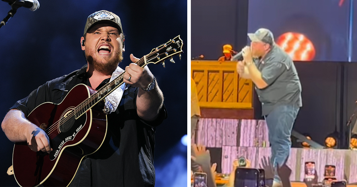 Luke Combs plays show despite vocal problem, then refunds the entire crowd
