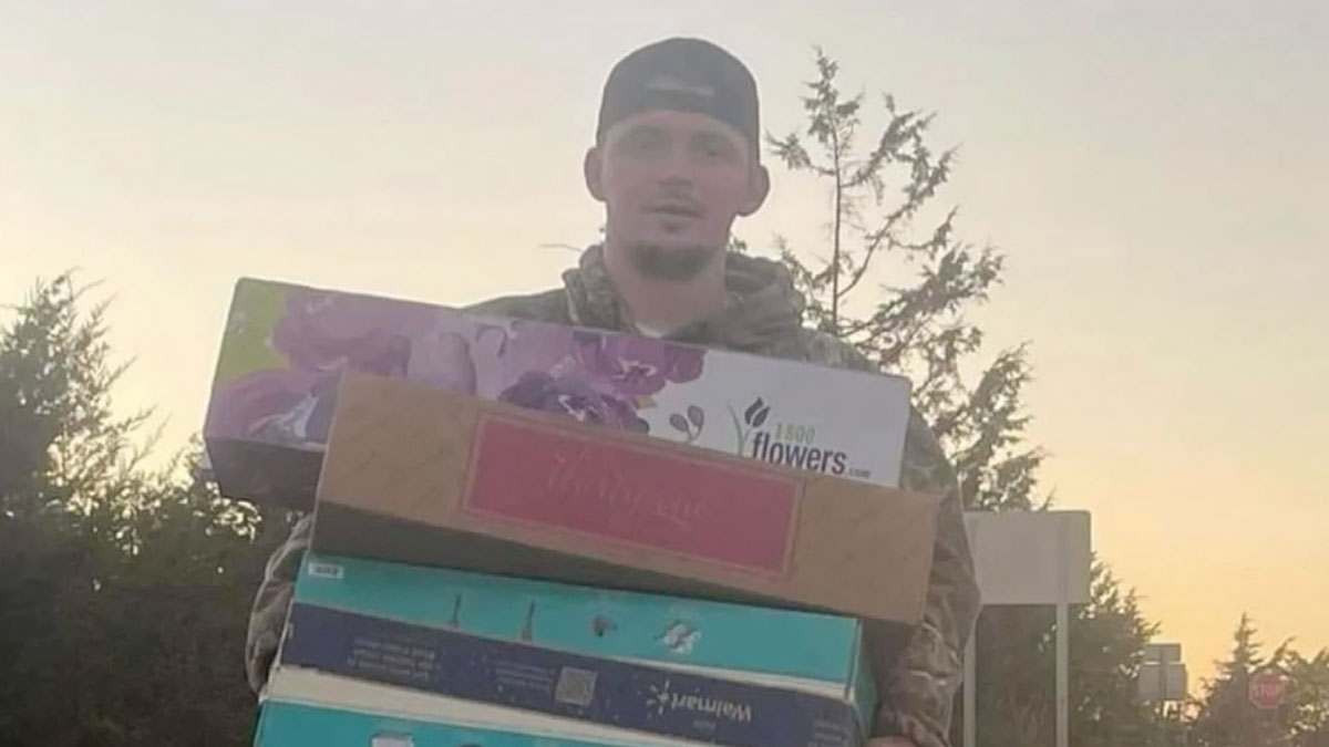 Couple delivers discarded packages after FedEx driver allegedly tossed ...