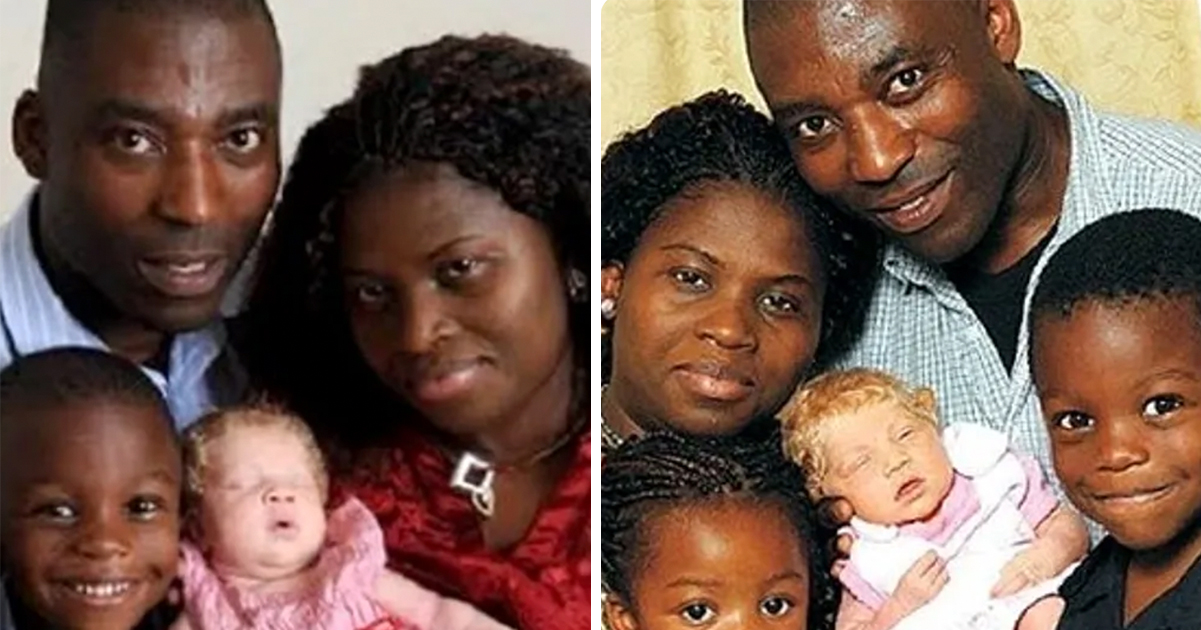 Black couple gives birth to blonde, blue-eyed child who they call "a ...
