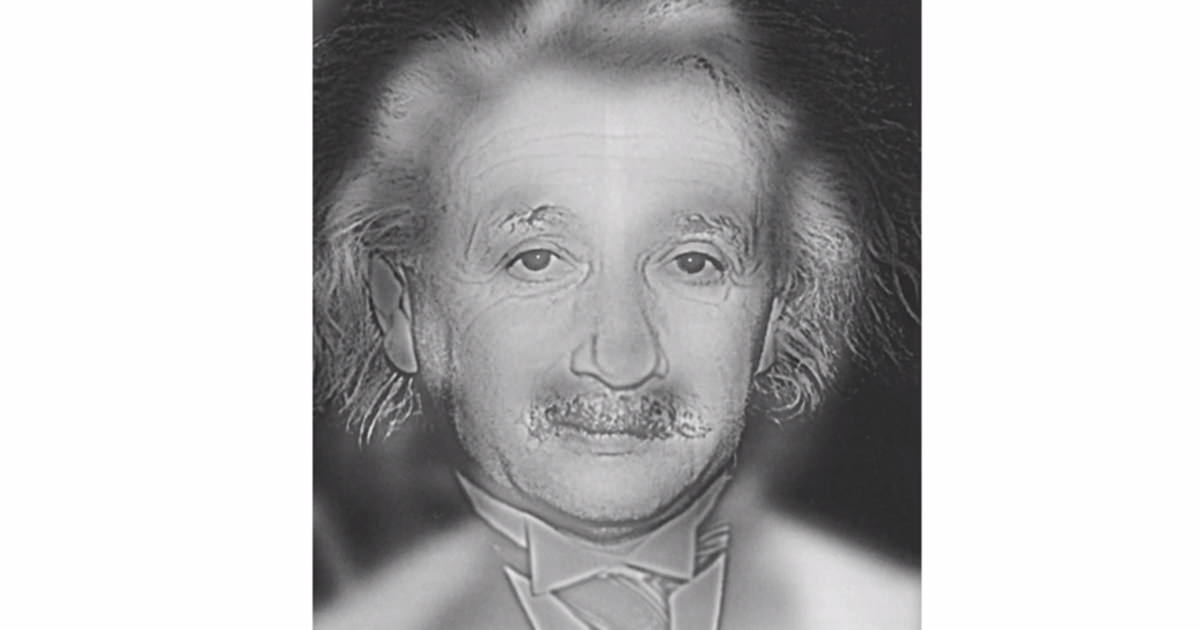 Ser du Albert Einstein eller Marilyn Monroe? Här är bilden som delar ...