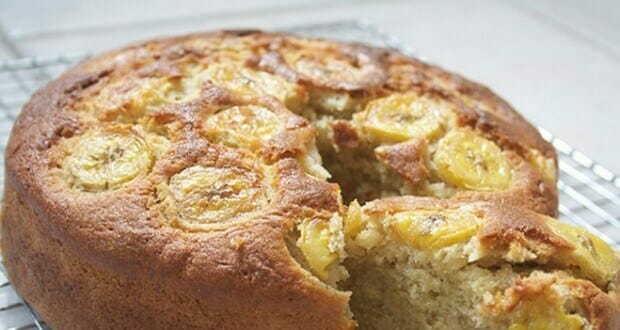 Oppskrift: Banankake uten mel, sukker og melk Oppskrift: Banankake uten mel, sukker og melk