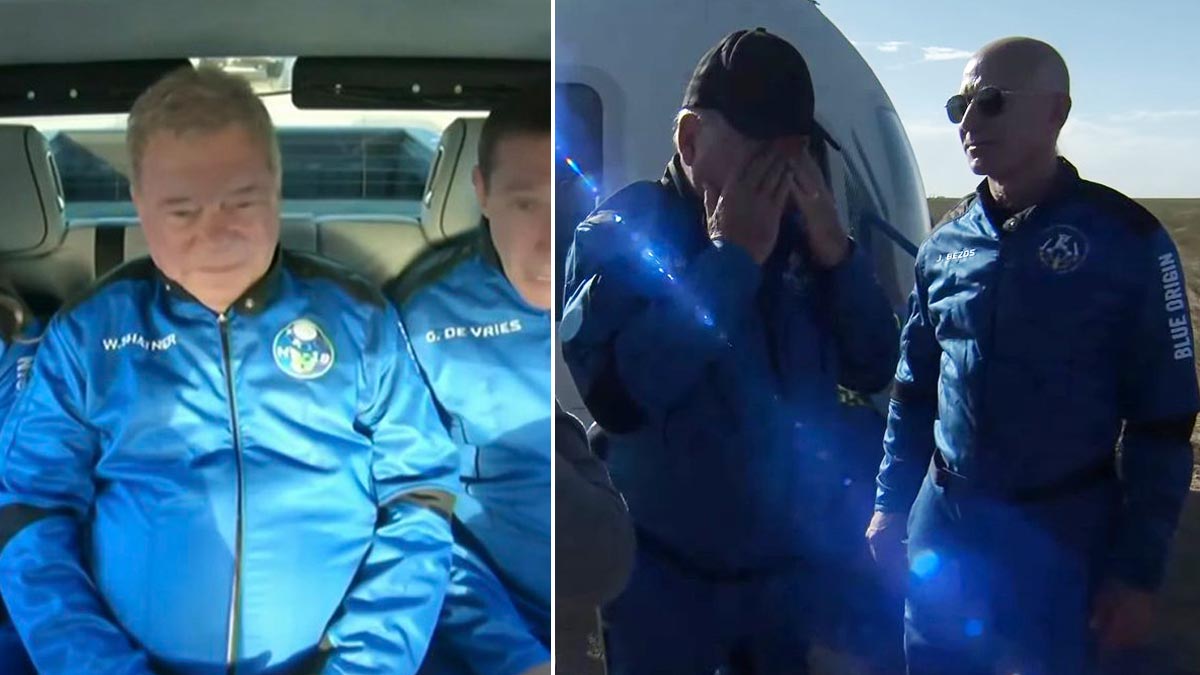 William Shatner wird mit 90 Jahren ältester Mensch im Weltraum