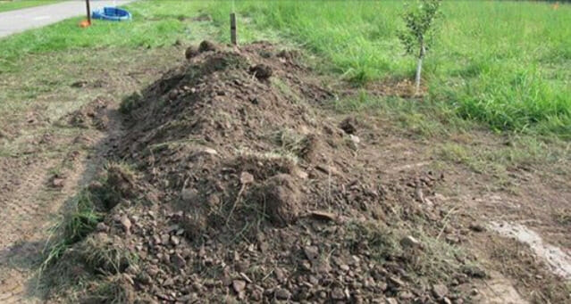 Politie hoort vreselijk geluid uit hoop aarde: Ontdekken levend ...